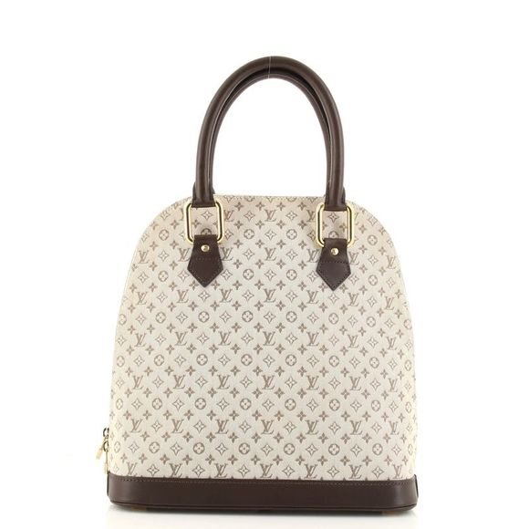 Louis Vuitton | Bags | Louis Vuitton Alma Handbag Mini Lin Haut Neutral ...